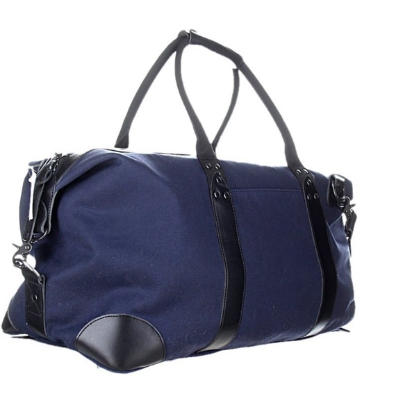 J. Crew | Bags | J Crew Ludlow Weekender Duffle Bag Navy Black New ...